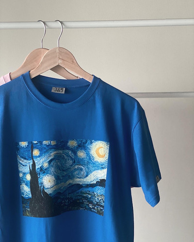 The Starry Night Printed T-Shirt | Qoton