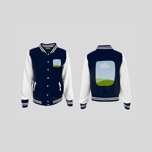 Custom Varsity Jacket With Front And Back Design - Embroidery | Qoton
