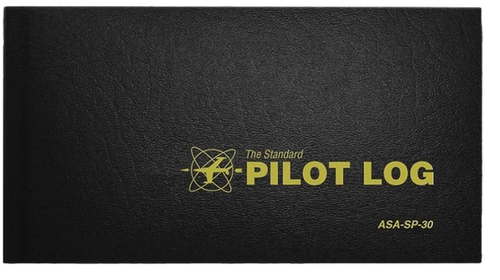 ASA Pilot Logbook Black | The Pilot Shop APA