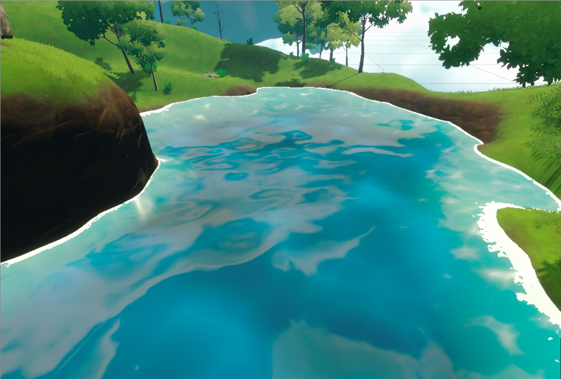 Stylized Water Shader | rebeccaroman