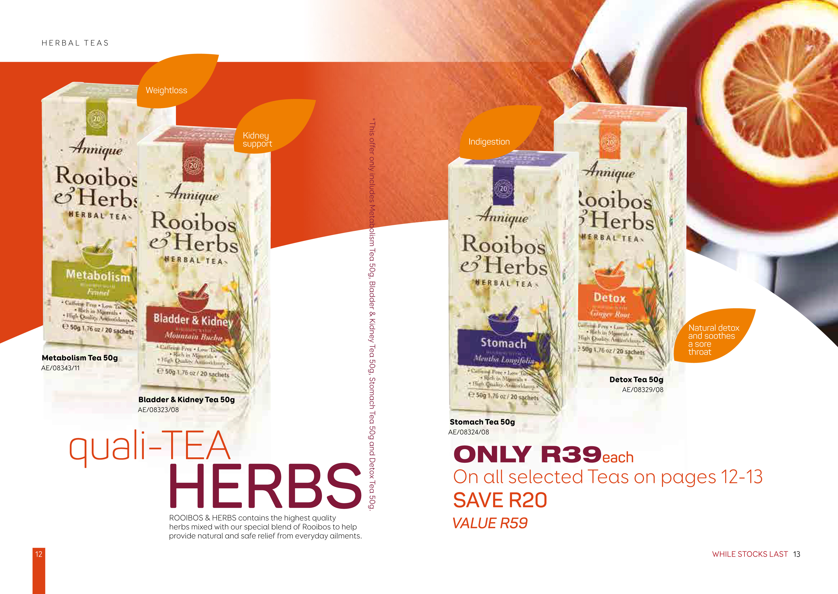 Annique Rooibos Health & Beauty Products | Beaute of the Month