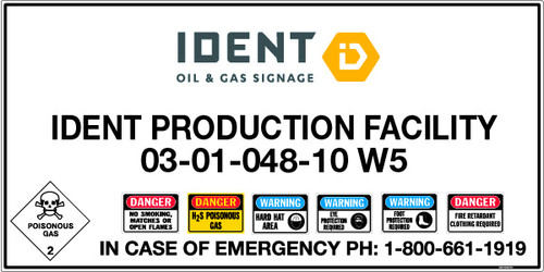 Facility Signs-90cm x 60cm | IDENTSIGNAGE