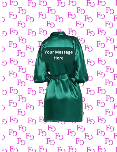 Green Silk Robe | Fancy Glamwear