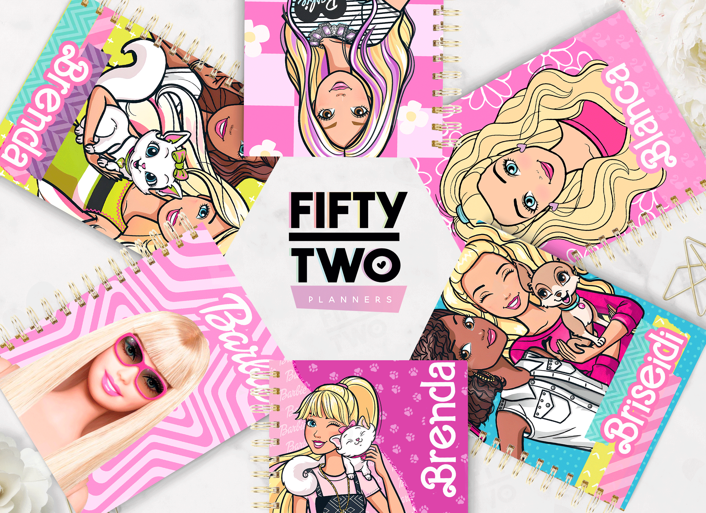 Barbie Covers | Fifty Two Planners