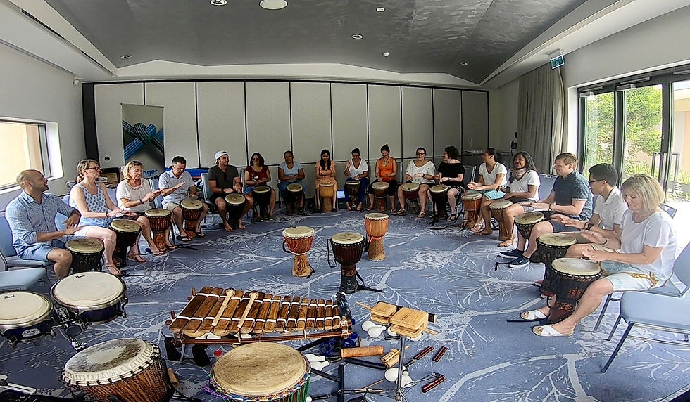 Team Building | Drumming | Byron Bay | Gold Coast | Brisbane | Sunshine ...