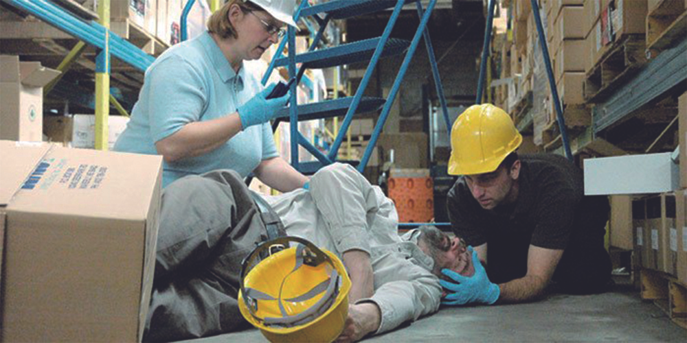 What first aid equipment is needed for a workplace