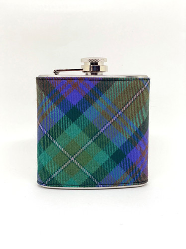 Tartan 6oz Hip Flask - Isle of Skye | edinburgh-bow-tie-co
