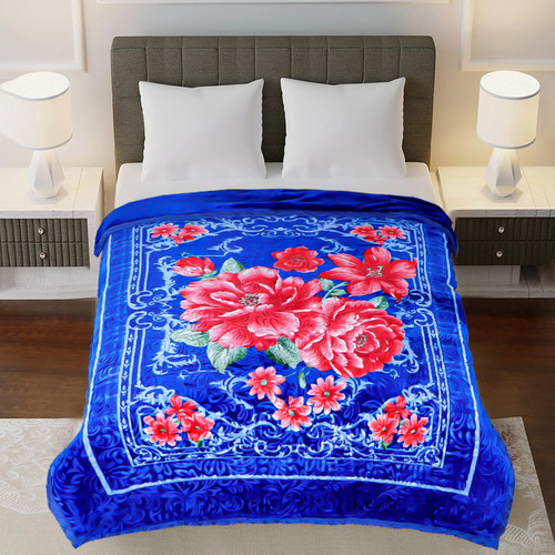 Moon Light 2-Ply Double Bed Blanket 4.0 Kg | HBK Blankets Online