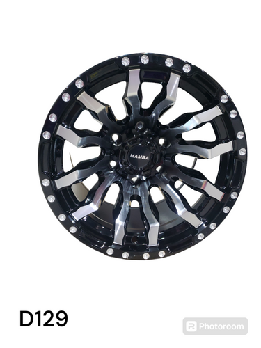 JUEGO LLANTA 15X10 6X139 B4-W MAMBA D129 | starcar