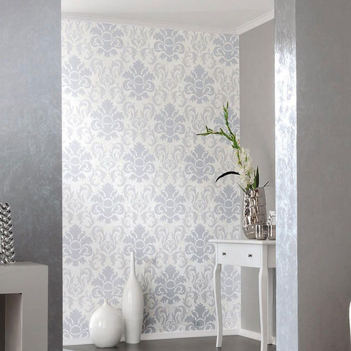 Silver Sparkle Damask | Coolmine Décor Ltd