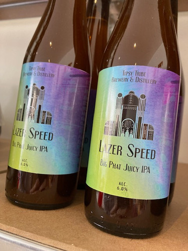 Lazer Speed Big Phat Juicy IPA Beer by Tipsy Trible | American Groceries
