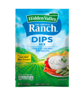 Ranch Dip Mix Packet by Hidden Valley | American Groceries