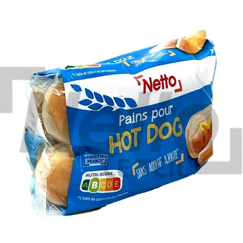 Netto Hot Dog Buns - 4 Pack | American Groceries