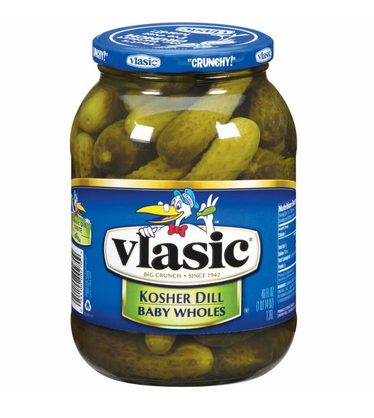 Vlasic Whole Kosher Baby Dill Pickles - Big Jar! | American Groceries