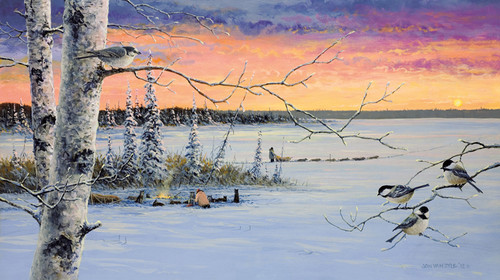 2012 Official Iditarod Print "The Spectators" AP's Only | JVZ Shop