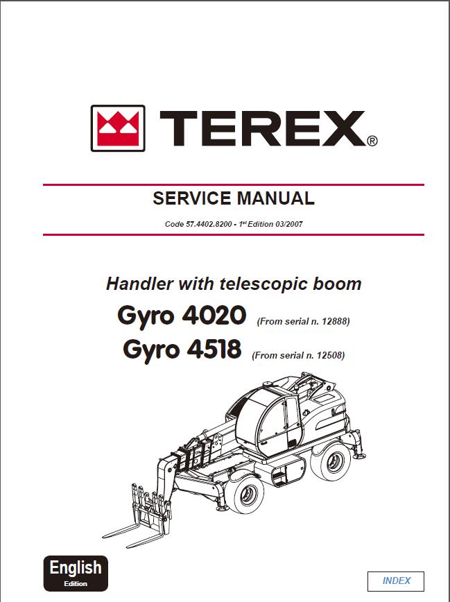 terex , terex Workshop Service Manuals