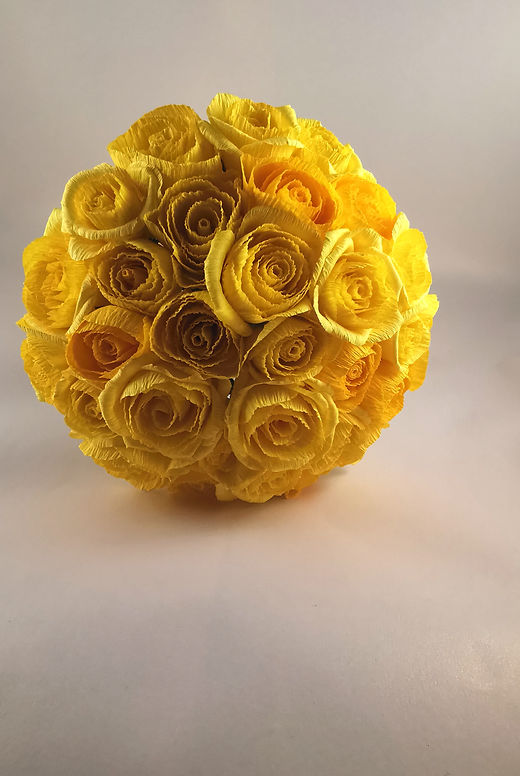 Yellow Rose Wedding Bouquet