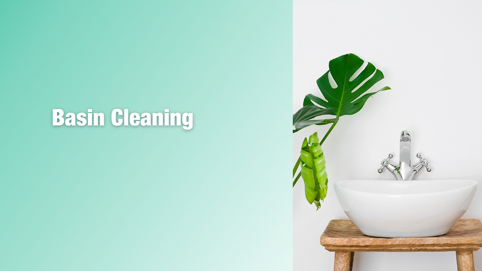 How to Clean the Basin