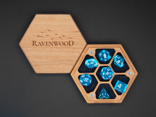 HEX Dice Box: Cherry | RavenwoodWoodworks