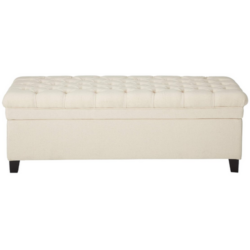 Gabriela Tufted Ottoman Ivory | Chairs4events
