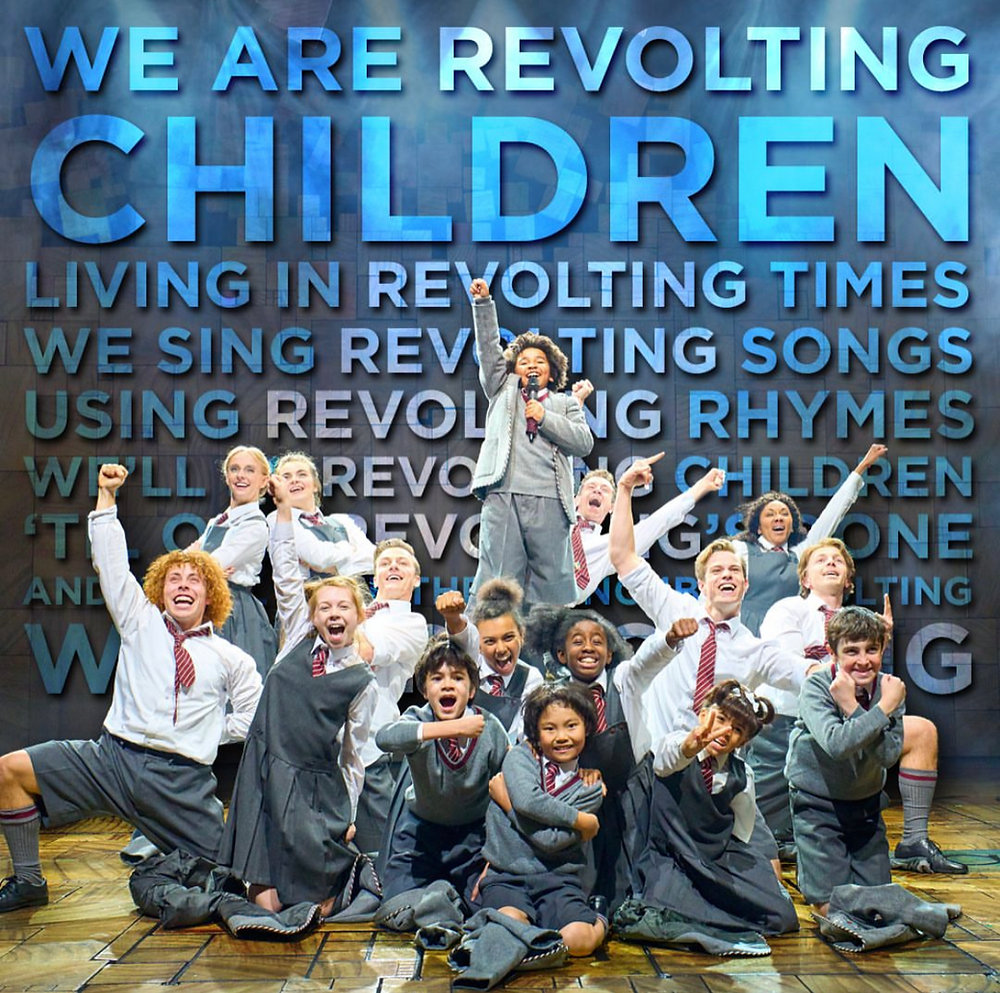 Ashton as Bruce in Matilda The Musical, London