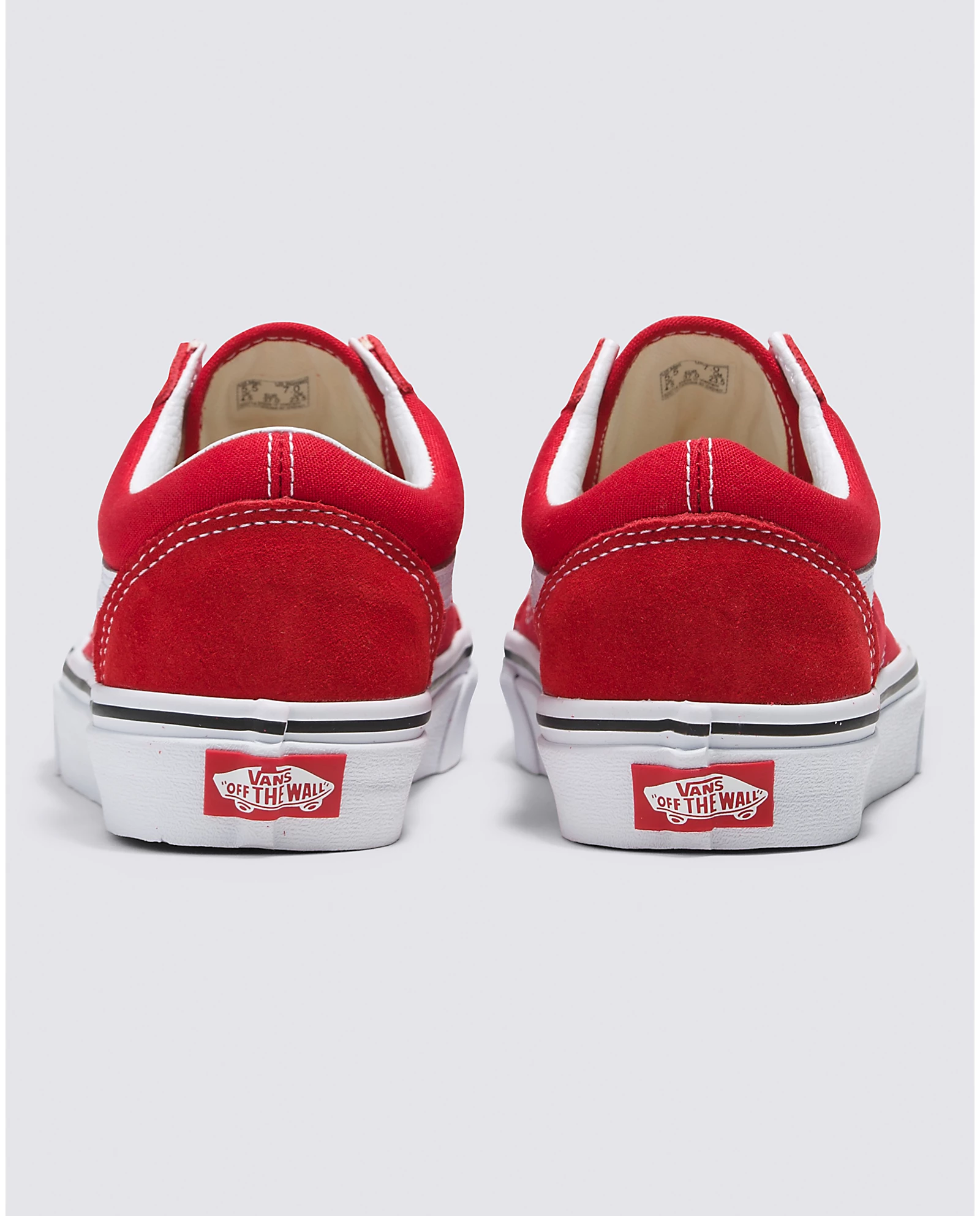 Vans Old Skool (Red) with Cleat Bottoms | Custom Cleats