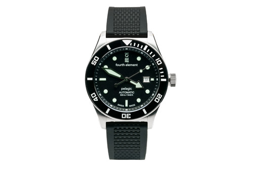 Fourth Element Pelagic Dive Watch Rubber Strap | ENGINE HOUSE MEDIA