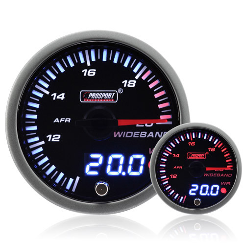 60mm Prosport JDM Dual Stepper Motor Warning Wideband AFR Gauge Kit ...