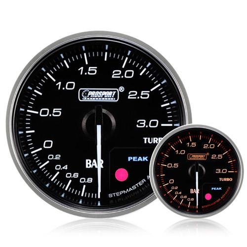 52mm Prosport Supreme Peak/Warning Turbo Boost Gauge (BAR) | Prosport ...