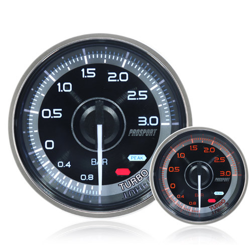 52mm Prosport Crystal Peak/Warning Turbo Boost Gauge (BAR) | R-Spec ...