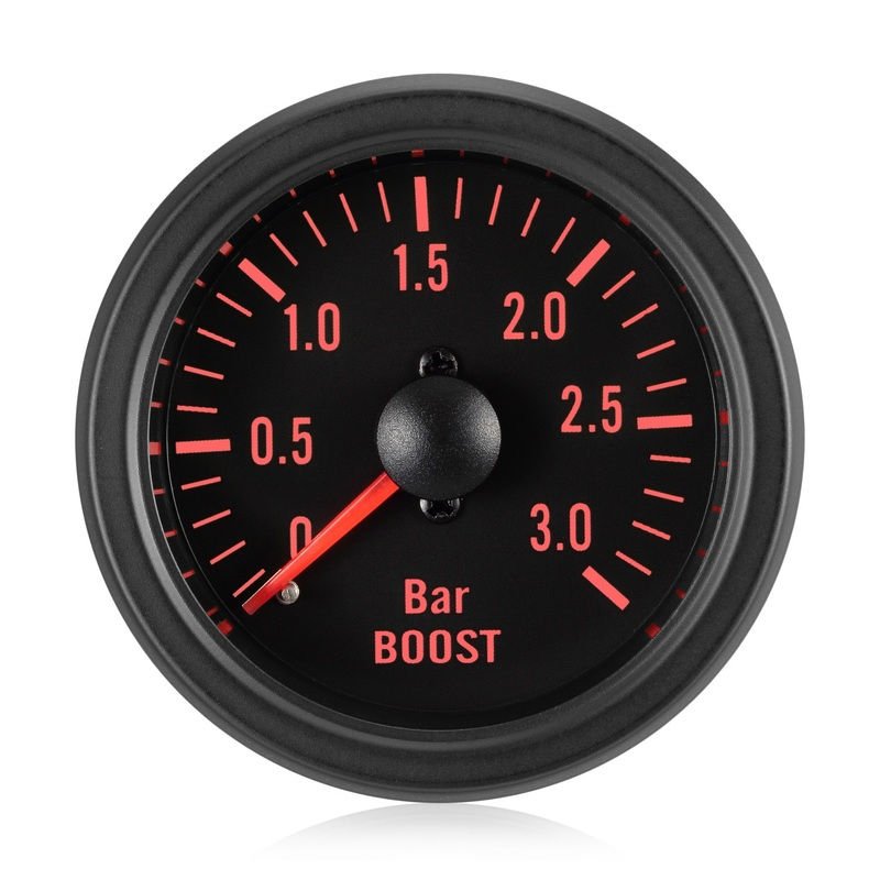 Diesel 52mm Prosport Traditional Red Boost Gauge 0-3 Bar | R-Spec ...