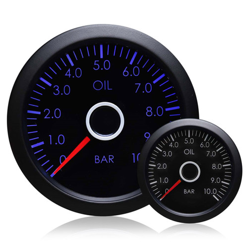 52mm Prosport VW Red Needle Oil Pressure Gauge (BAR) | R-Spec Performance