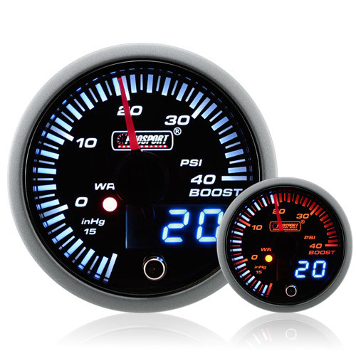 52mm Prosport JDM Dual Stepper Motor Warning Boost Gauge (Psi ...