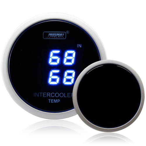 52mm Prosport Dual Blue Digital AIT (Air Intake Temp) Gauge | Prosport ...