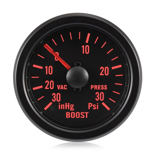 52mm Prosport Traditional Red Turbo Boost Gauge (Psi) | R-Spec Performance