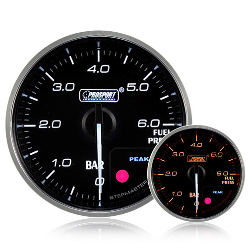 52mm Prosport Supreme Peak/Warning Fuel Pressure Gauge (Bar) | R-Spec ...