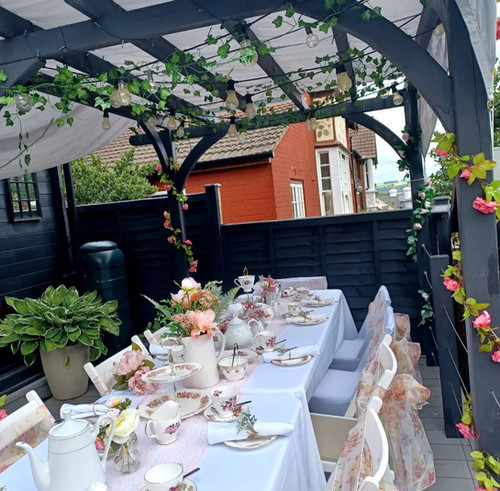 Indoor or Outdoor High Tea for up to 10 | Party Power