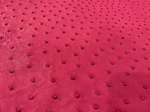 Ostrich Leather skin Bright Pink Color Sf | exotic leathers by ray
