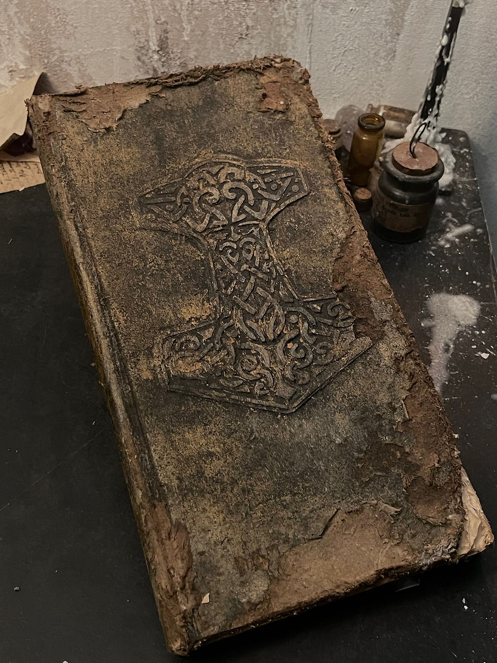 Grimoire / Book of Shadows Hammaren | Stick’n’rope