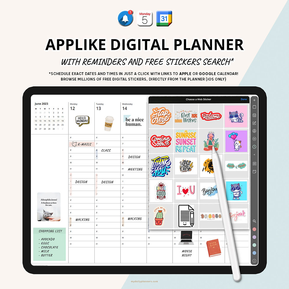 Digital Planner | MyDailyPlanners