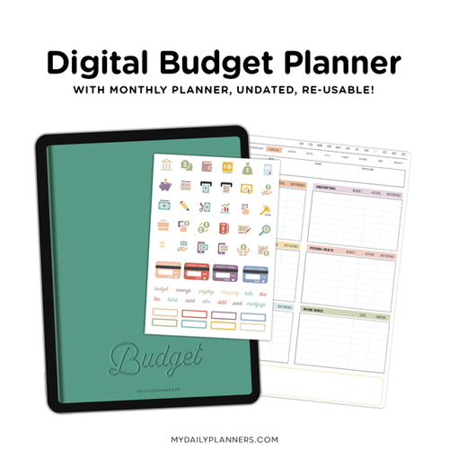 Digital Budget Planner | MyDailyPlanners