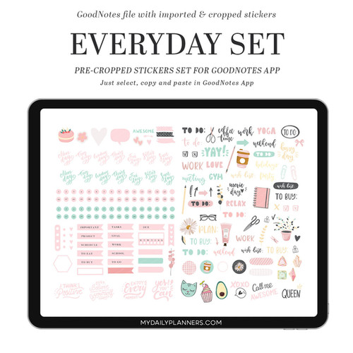 EVERYDAY STICKERS SET | MyDailyPlanners