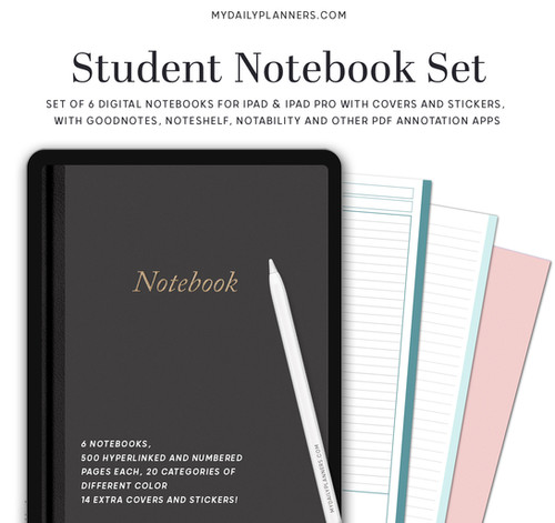 Digital Notebooks set | MyDailyPlanners