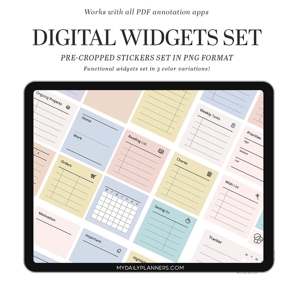 Digital Planner | MyDailyPlanners