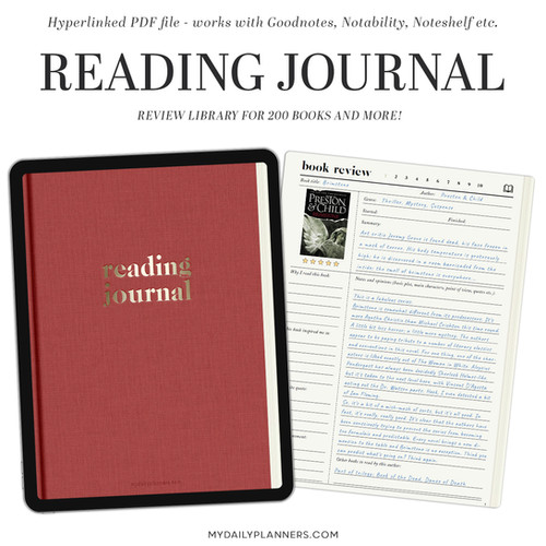 Digital Reading Journal | MyDailyPlanners