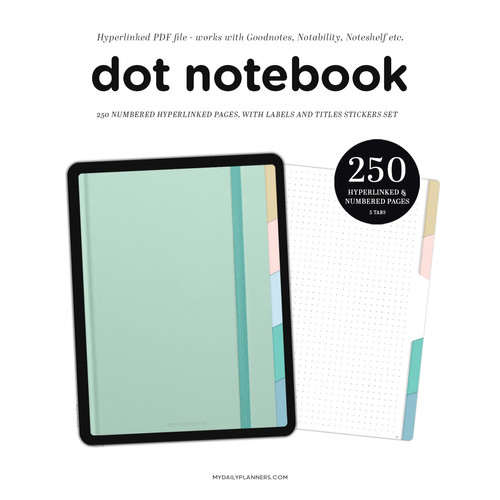 Digital Notebook Dot | MyDailyPlanners