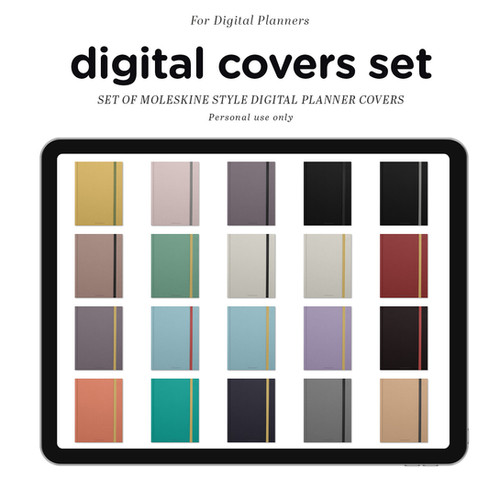 MEGA DIGITAL PLANNER COVERS SET | MyDailyPlanners