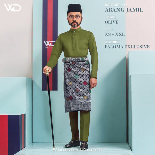 Baju Melayu Abg Jamil (Olive) | My Site