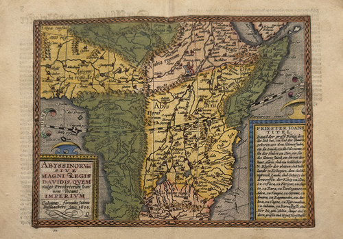 Africa, Abyssinia- Johann Bussemacher, Matthias Quad | Antique Maps Gallery