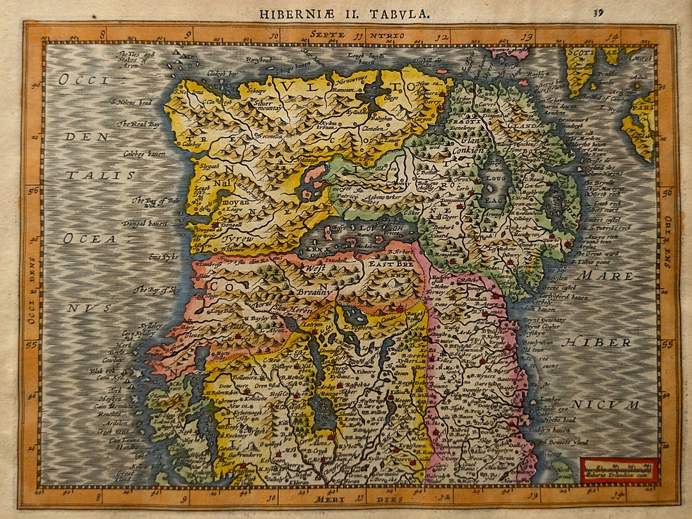 Ireland - Mercator/ Hondius/ Cloppenburgh | Antique Maps Gallery